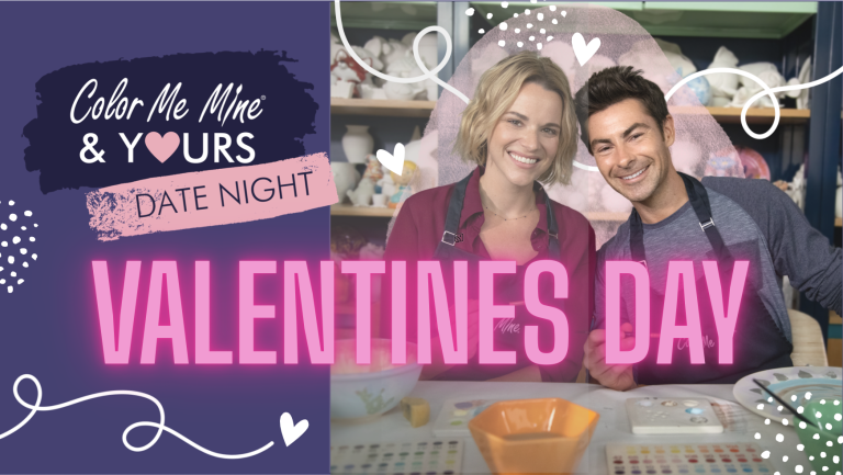 Valentines Day Pottery Painting - Color Me Mine - Culver City